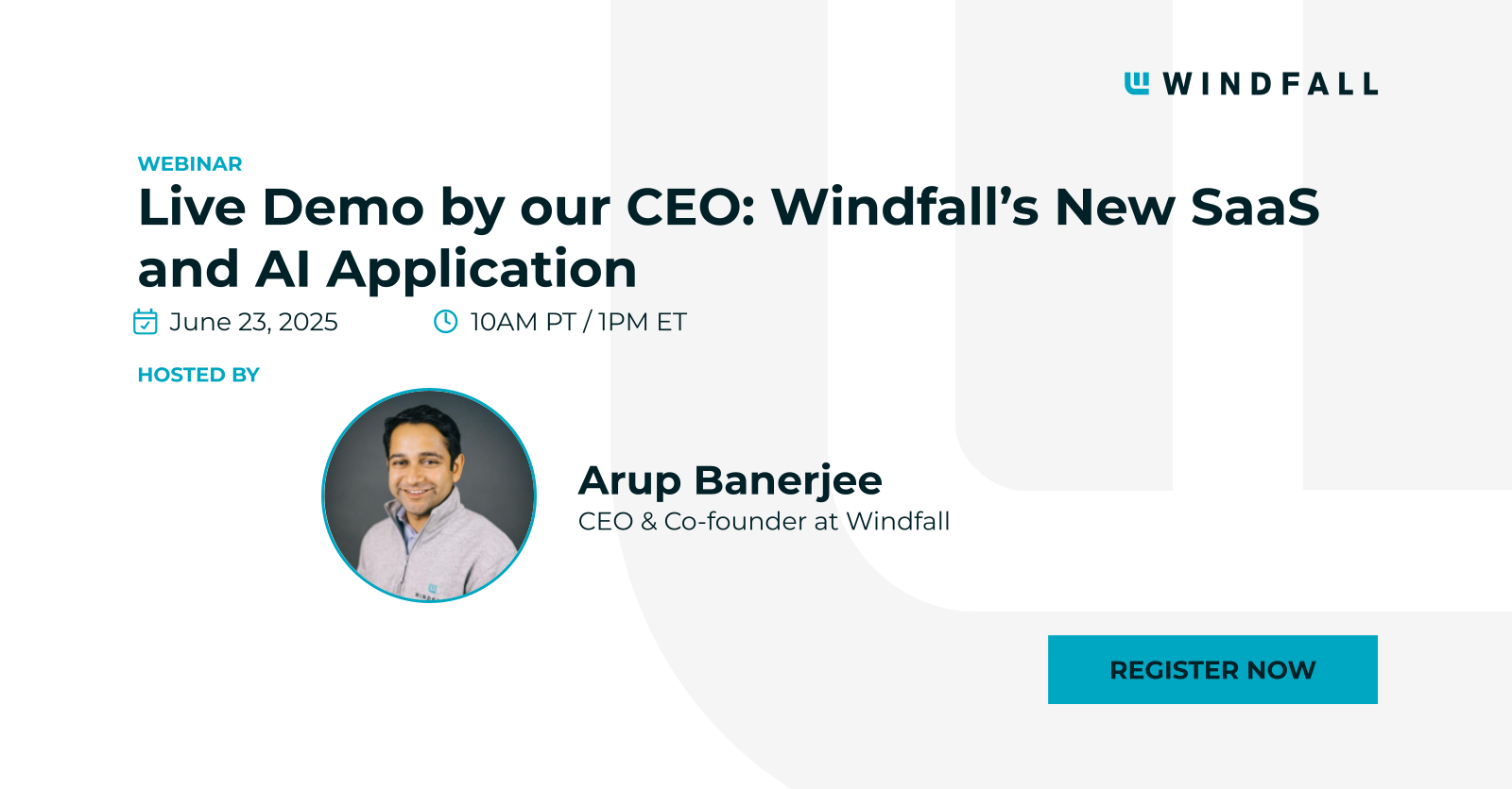 Live Demo by our CEO: Windfall’s New SaaS and AI Application